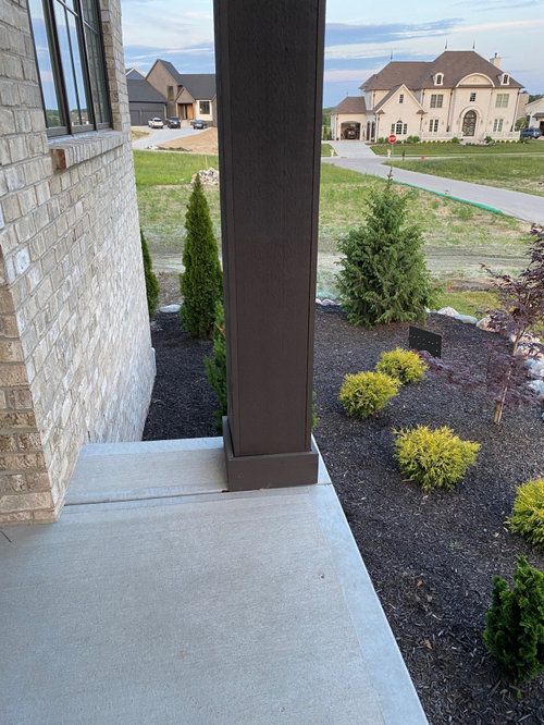 Cedar Wrapped Porch Posts