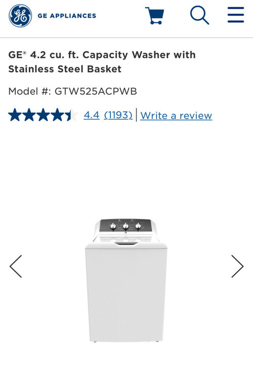 GE Commercial Top-Loading Washer