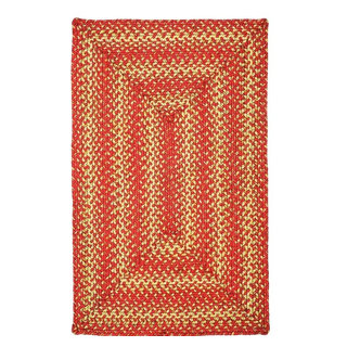 Homespice Decor Apple Pie Jute Braided Rug (Rectangle), 4' x 6 ...