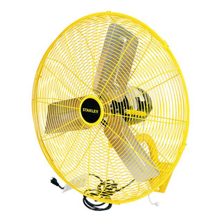 STANLEY® ST-24W High Velocity Wall Mount Fan 24" Yellow, Black ...