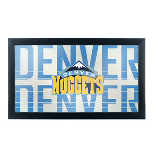 NBA Framed Logo Mirror, City, Denver Nuggets - Contemporary - Game Room ...