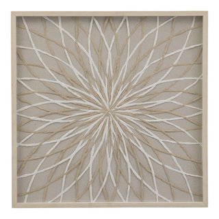 Bengaline Wall Art - Tan - Contemporary - Wall Accents - by BASSETT ...