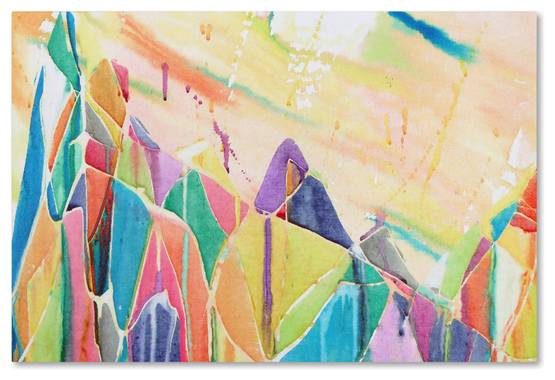 Lauren Moss 'Appalachia' Canvas Art, 30"x47" - Contemporary - Prints ...