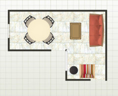 Need help with furniture layout for a lanai