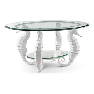 Seahorse Coffee Table - Beach Style - Coffee Tables - by SPI | Houzz