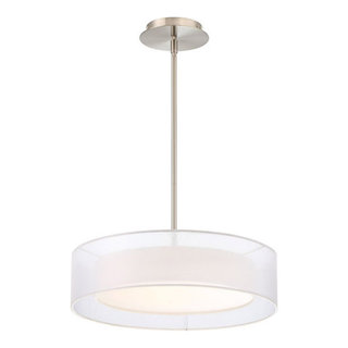 Metropolis LED Pendant, 18" - Transitional - Pendant Lighting - by ...