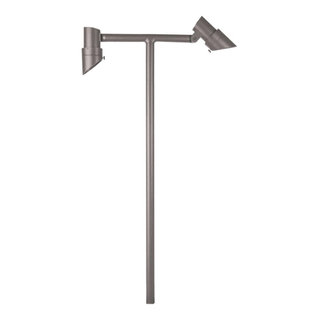 Bronze on Brass LED Path Light from the Mini Db Path Collection, 2.375 ...