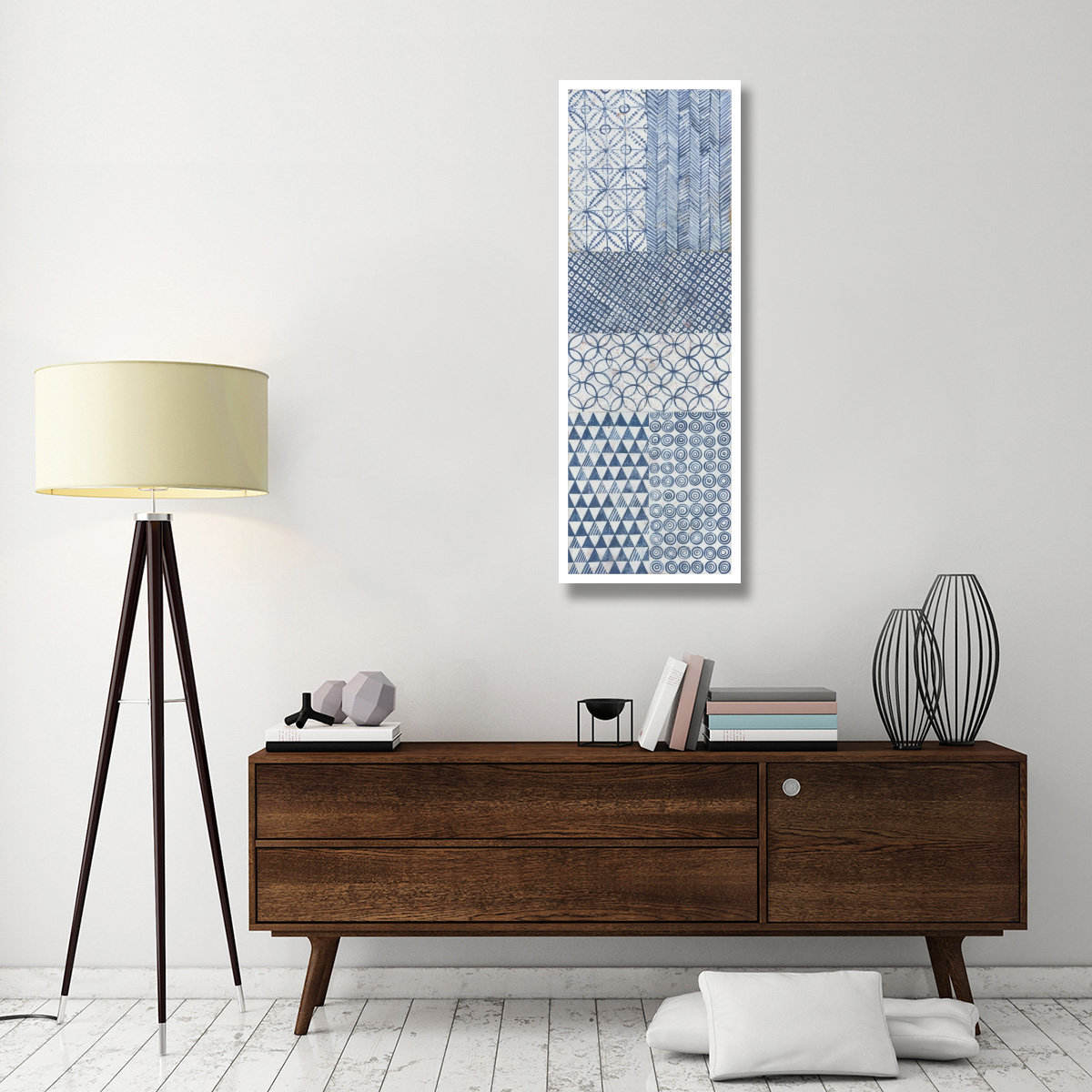 "Maki Tile Panel I" Digital Paper Print by Kathrine Lovell, 14"x38", 18 ...