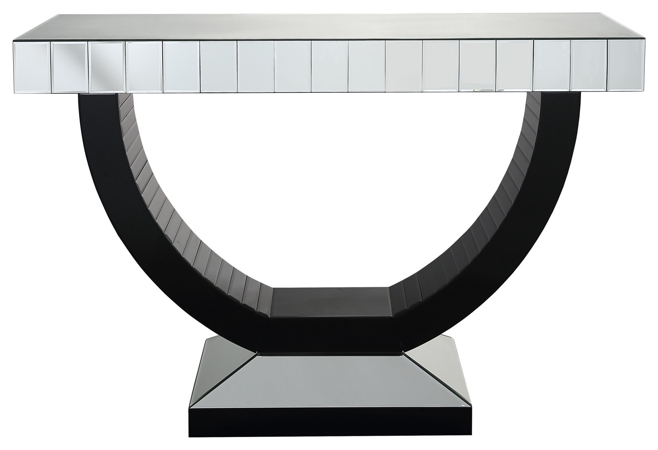 Black Half Moon Console Table - Contemporary - Console Tables - by ...