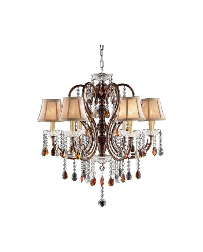 Juliet Traditional Style Ceiling Lamp, Golden Brown - Traditional ...