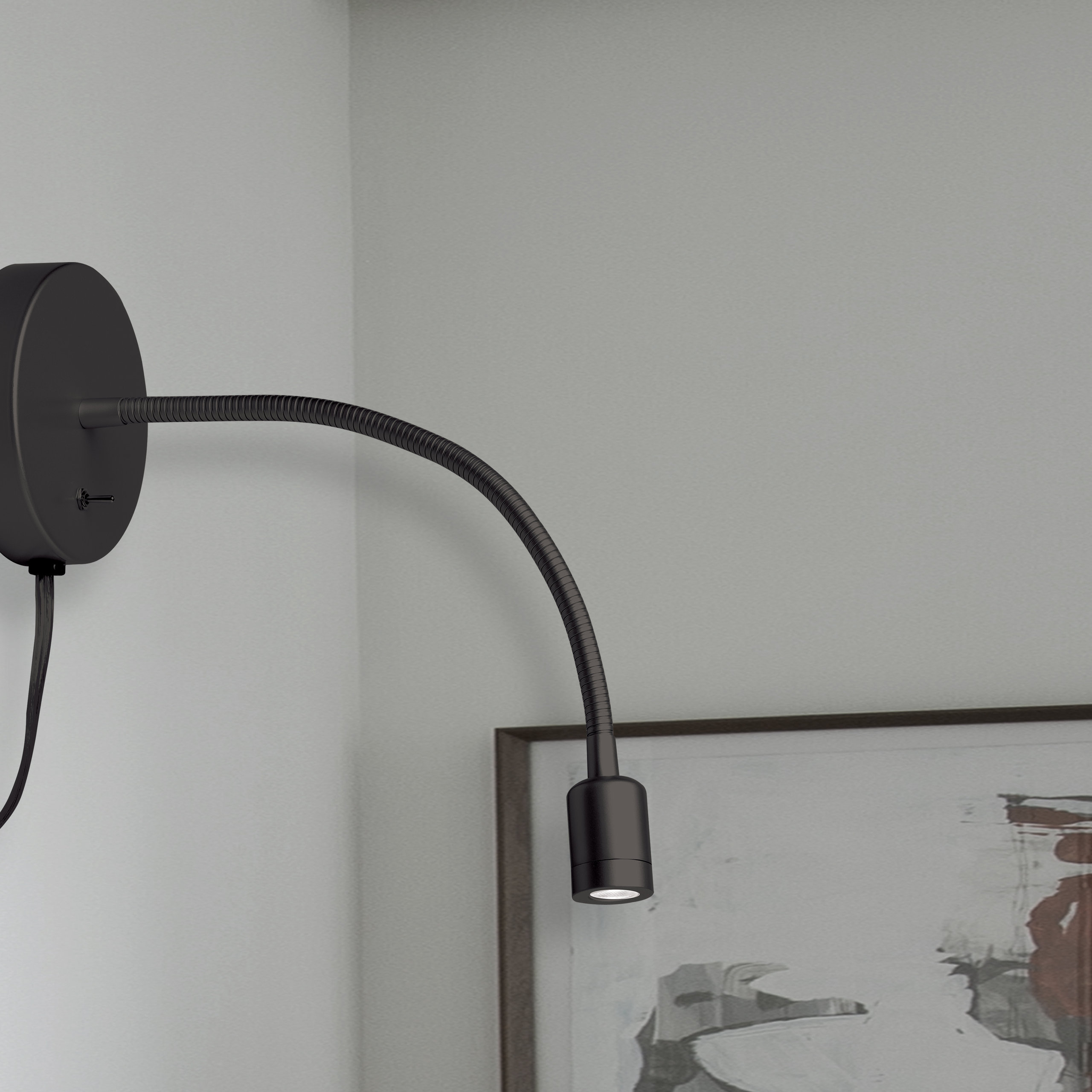 3W Matte Black Wall Lamp - Wall Sconces - by Buildcom | Houzz