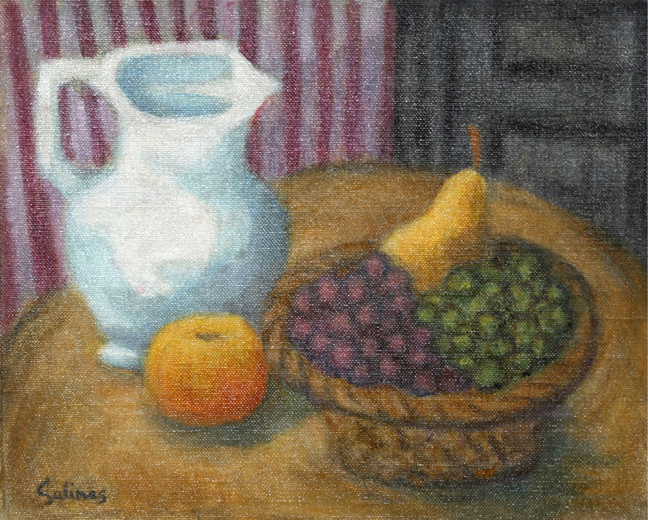 Fruit Still Life, 1083, Laurent Marcel Salinas, 10.5x9 - Farmhouse ...