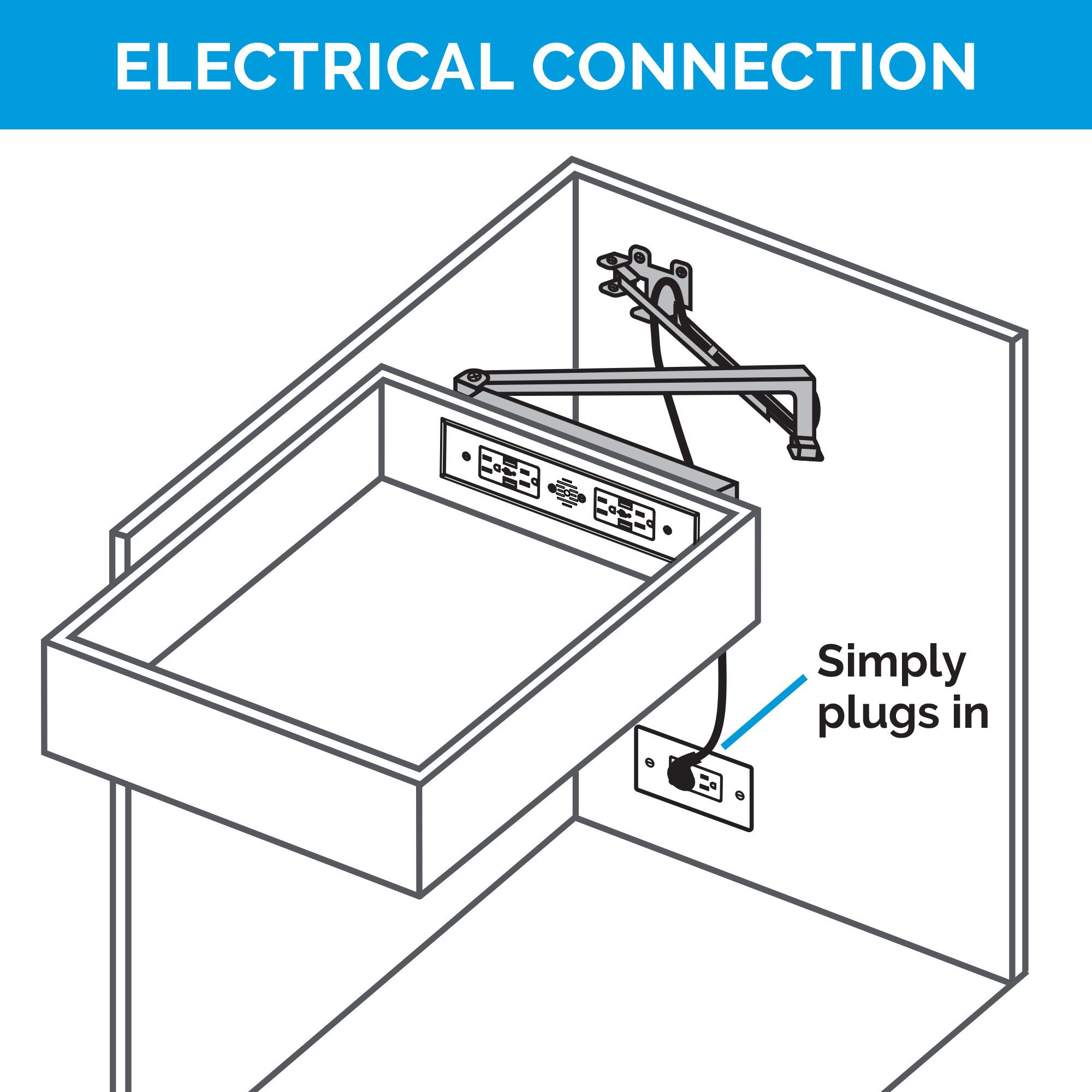 Docking Drawer Blade Duo In-Drawer Outlet - Industrial - Switches And ...