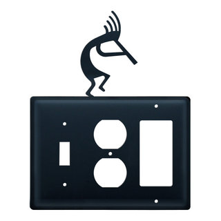Kokopelli, Single Switch, Outlet and GFI Cover - Contemporary - Switch ...
