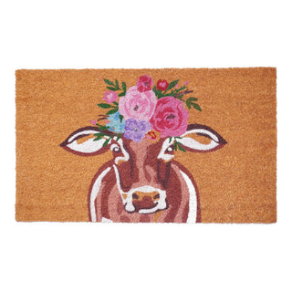 Calloway Mills Sassy Cow Doormat, 24x36 - Farmhouse - Doormats - by ...