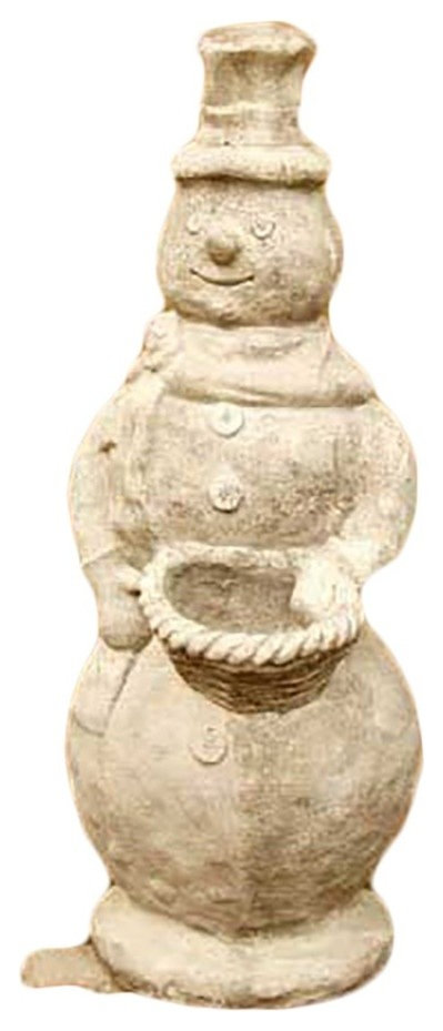 Stone Cold Snowman 37, Display - Traditional - Garden Statues And Yard ...