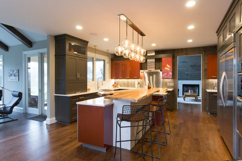 A traditional spec house kitchen gets a BIG makeover