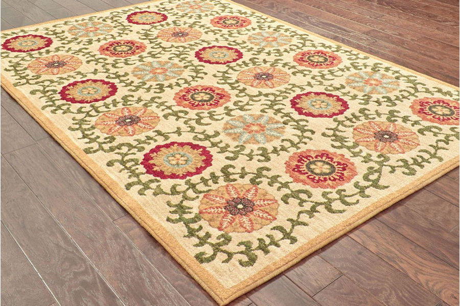 Oriental Weavers Sphinx Infinity 2175E Rug, Beige/Green, 9'10" x 12'9 ...