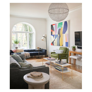 Chicago Row House - Transitional - Living Room - Chicago - by BBA ...