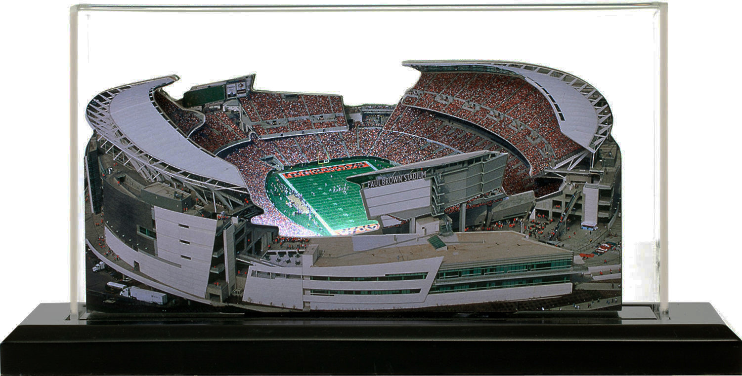 Cincinnati Bengals Paul Brown Stadium, Jumbo With Display Case, Small ...