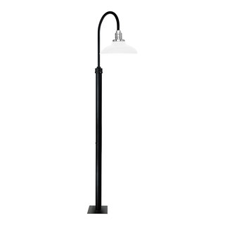 Cocoweb 10" Peony LED Post Light in White With 8' Post, 8' - Farmhouse ...