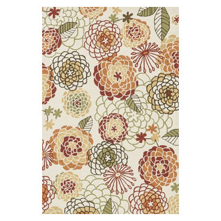 Loloi Francesca Fc32 Ivory/Spice Rug 7'6"x9'6", 3'0"x3'0 ...