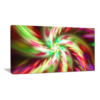 Exotic Multi Color Flower Petal Dance, Floral Canvas Art Print, 40x20 ...