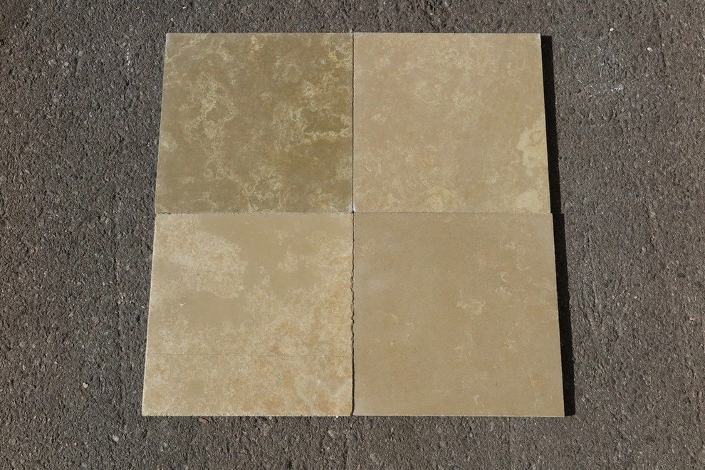 French Vanilla Limestone Tiles, Honed Finish, 12"x12", Set of 640 ...