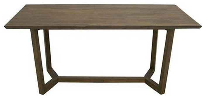 Pemberly Row Mid-Century Modern Luxley Walnut Dining Table ...