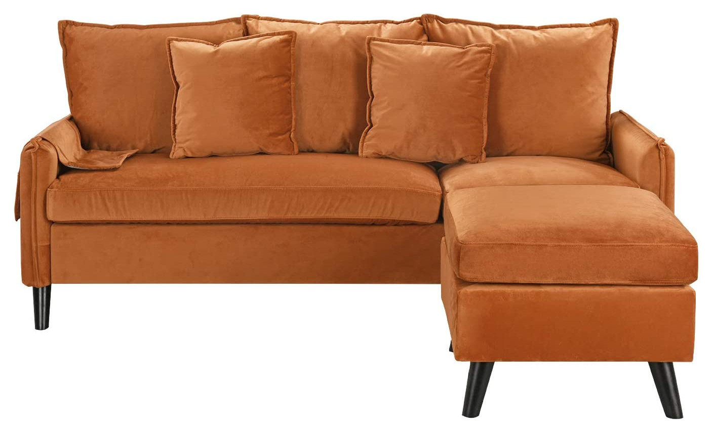 Classic Sectional Sofa Rust - Contemporary - Sofas - by Imtinanz, LLC ...