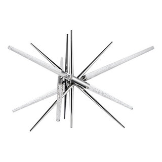 Stormy LED Chandelier in Polished Nickel - Midcentury - Chandeliers ...