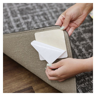 Mohawk Home Rug Pad- Corner Gripper, 4" X 4" 12 Pack - Industrial - Rug ...