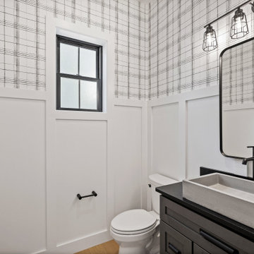 75 Wall Paneling Powder Room Ideas You'll Love - May, 2026 | Houzz