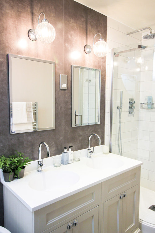 Traditional En Suite Given Contemporary Update | Houzz UK