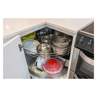 Hettich Corner Carousel - Eclectic - Kitchen - Auckland - by Spin ...