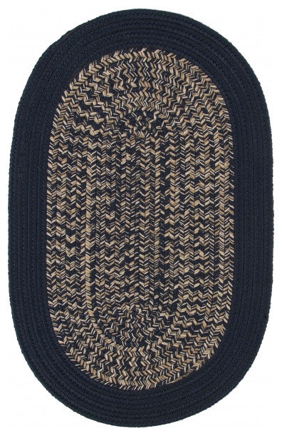 Colonial Mills Rug Puritan Blue Oval, 11X14 - Contemporary - Outdoor ...