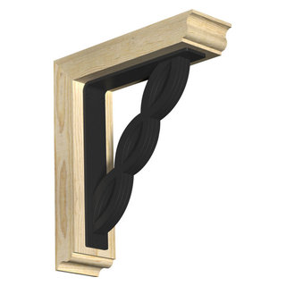 Loera Traditional Ironcrest Bracket Triple, 2" Thick, 14"x16 ...