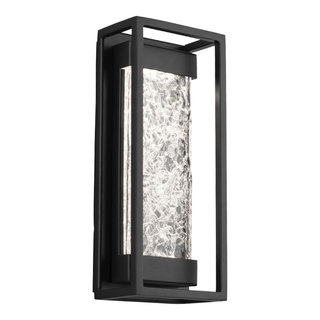 Elyse LED Outdoor Wall Light in Black - Transitional - Outdoor Wall ...