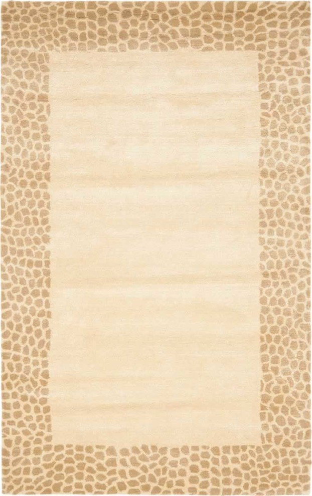 Safavieh Soho SOH439A Beige/Dark Beige Rug, 5'x8' - Contemporary - Area ...