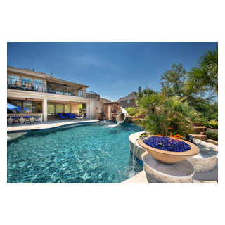 Second Floor Slide - Traditional - Pool - Houston - by Tipton Spires ...
