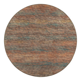 Ciara CR1 Charcoal 10' x 10' Round Rug, 10' x 10' - Contemporary - Area ...