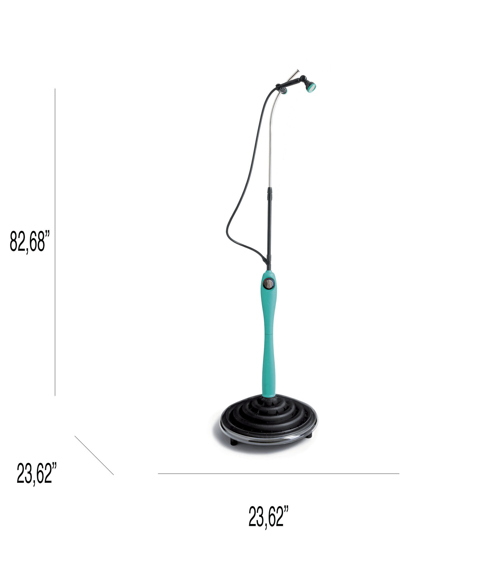 Premium Style Sunny Solar Shower, Blue - Contemporary - Outdoor Showers ...