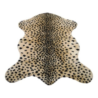Faux Cheetah Pelt Rug, 56"x79" - Contemporary - Novelty Rugs - by ecofo ...