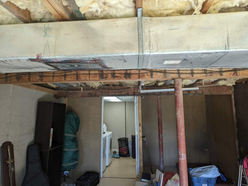 Basement ceiling finishing