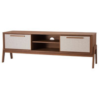 Heaton Low TV Stand, 60" - Transitional - Entertainment Centers And Tv ...