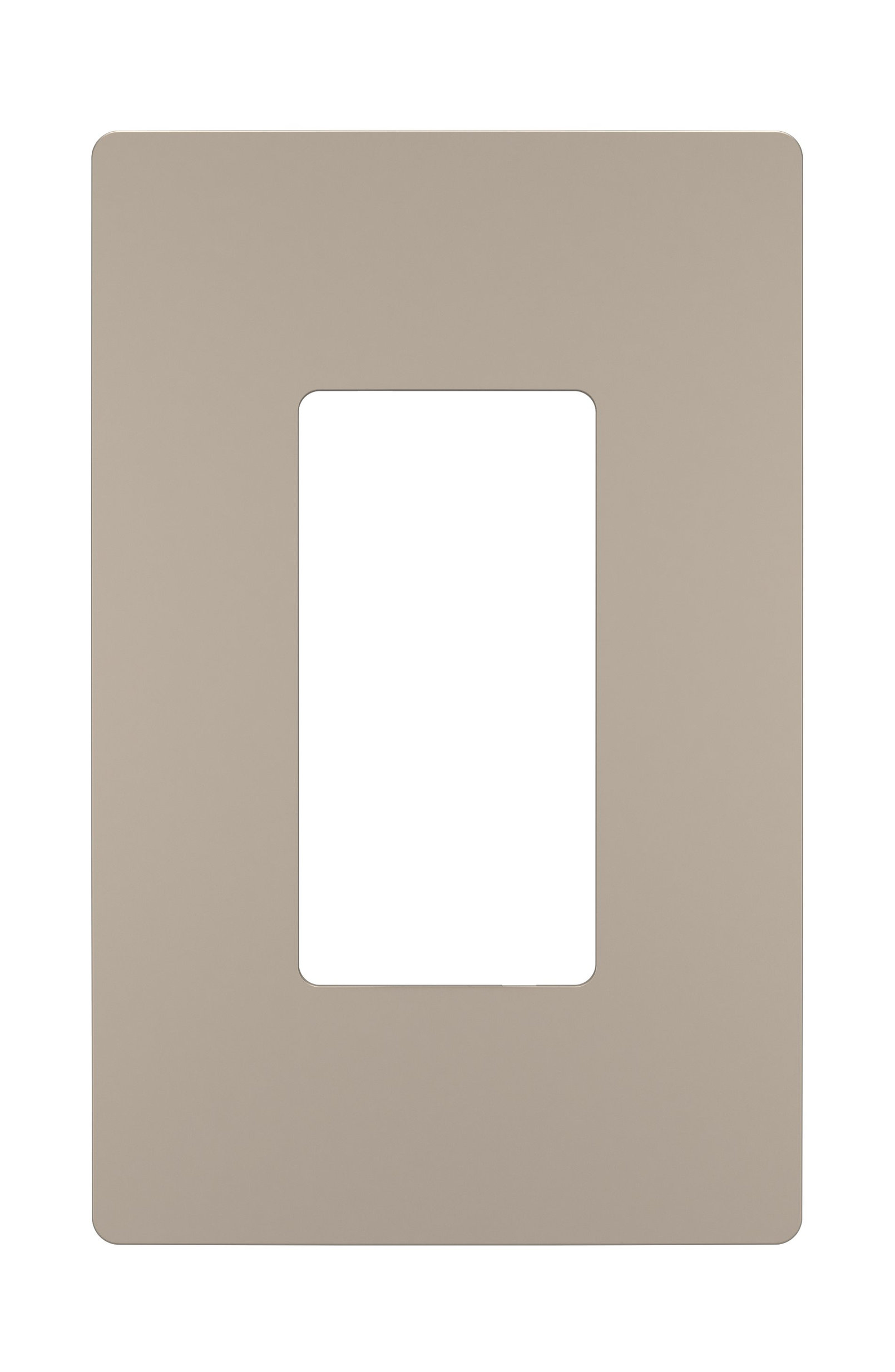 Legrand Radiant Screwless Wall Plate Plastic 1G, Nickel - Contemporary ...