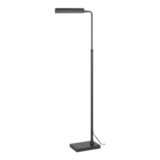 Delray Floor Lamp, Charcoal Grey - Transitional - Floor Lamps - by ...