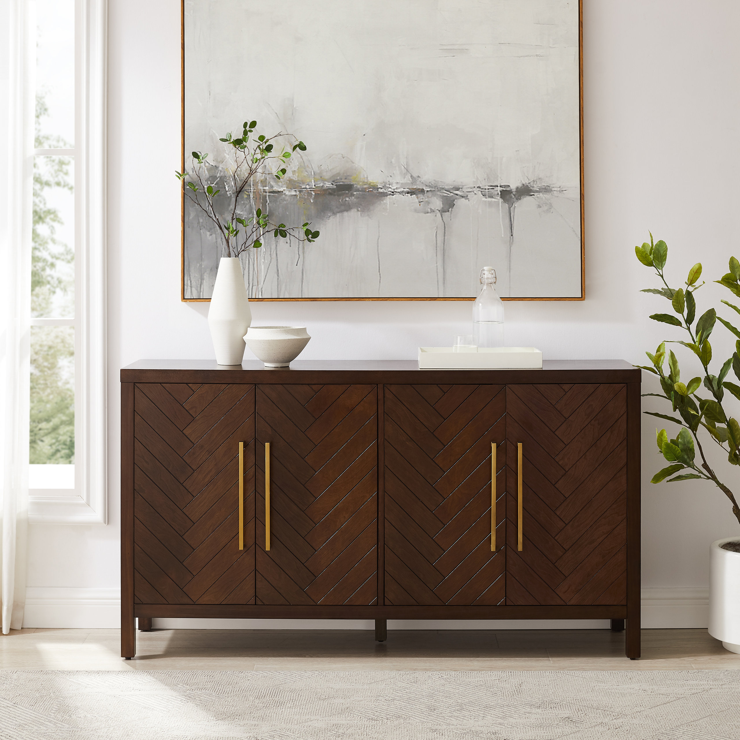 Darcy Sideboard Dark Brown - Transitional - Buffets And Sideboards - by ...