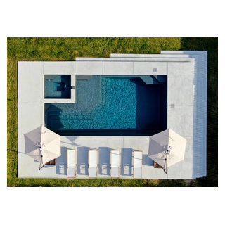 Aviva Pools Luxe 30 - Gibraltar Grey - Moderne - Piscine - Austin - par ...