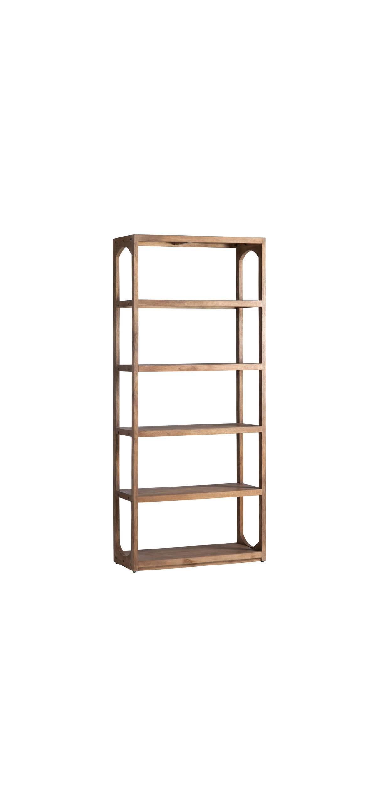 Apollo Mango Wood Etagere Shelf, Natural - Transitional - Display And ...
